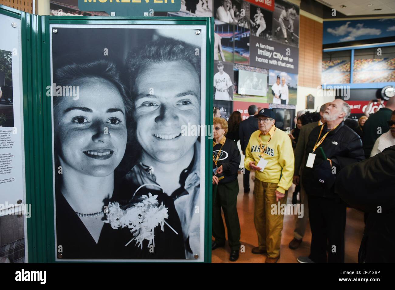 In this Tuesday April 18, 2017 photo, An image of a young Lulu and ...