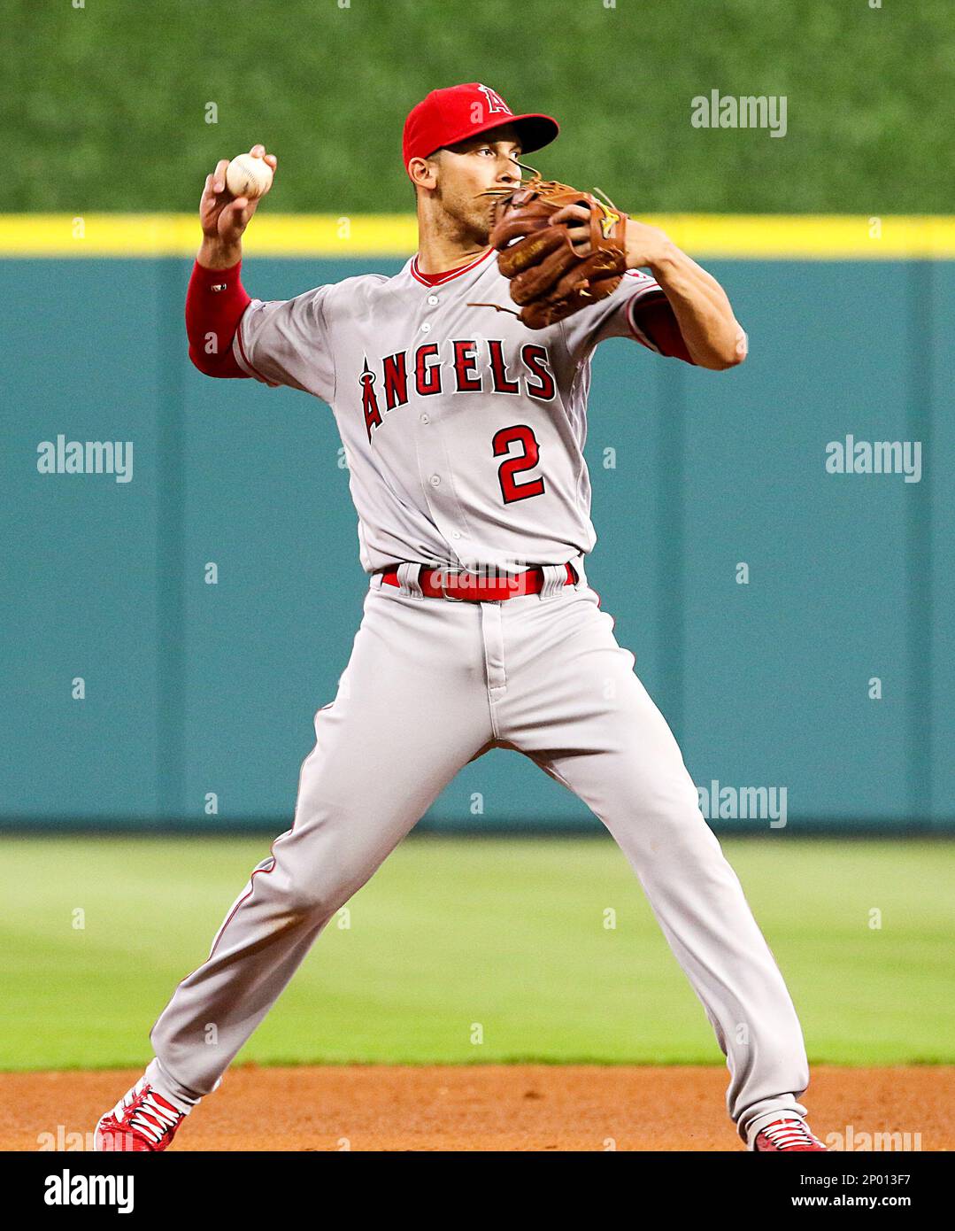 April 17, 2017: Los Angeles Angels shortstop Andrelton Simmons (2 ...