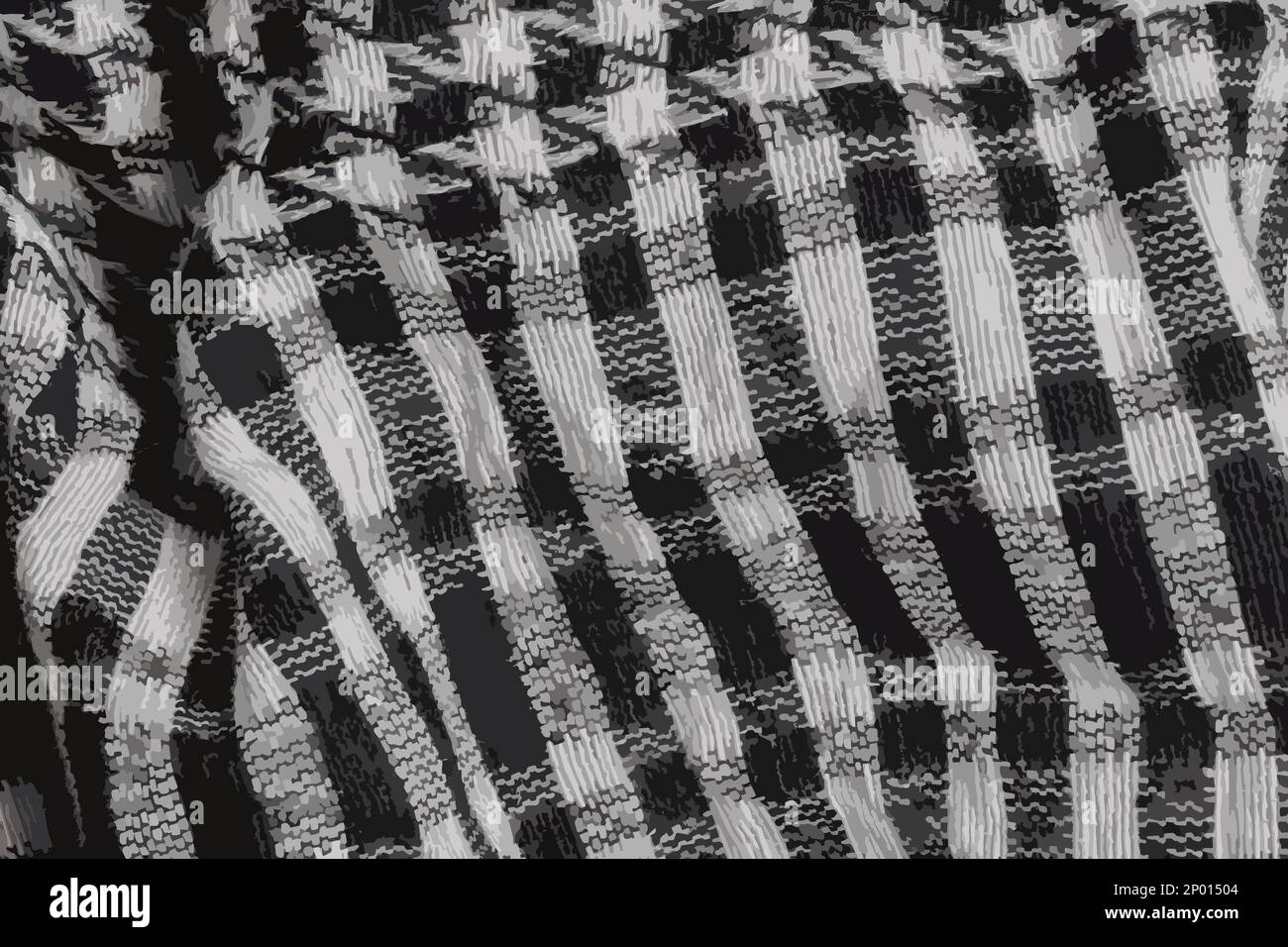 Realistic illustration background texture, pattern. Wool scarf, like ...