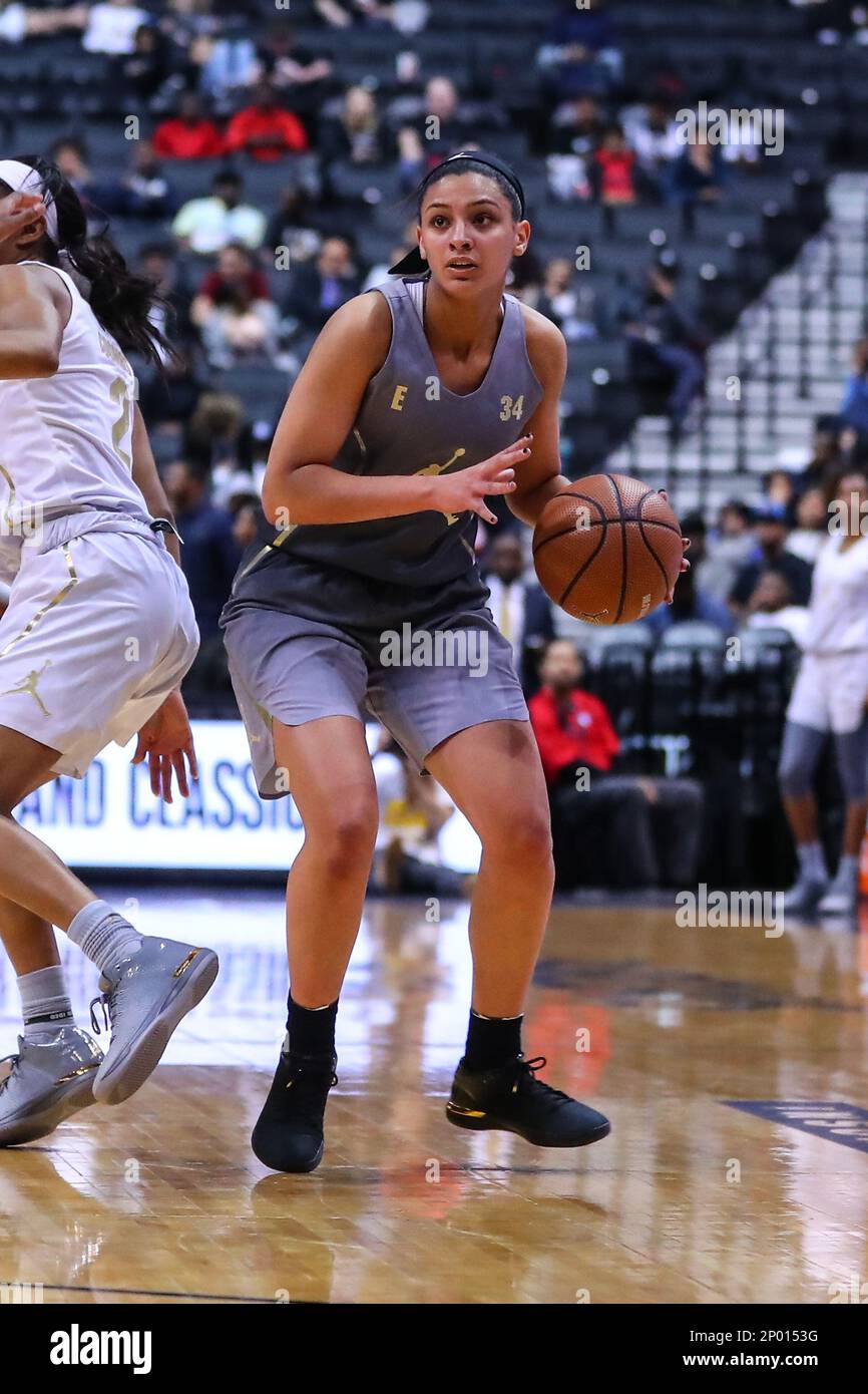 BROOKLYN, NY - APRIL 14: East Team guard Lexi Gordon (34) during the ...