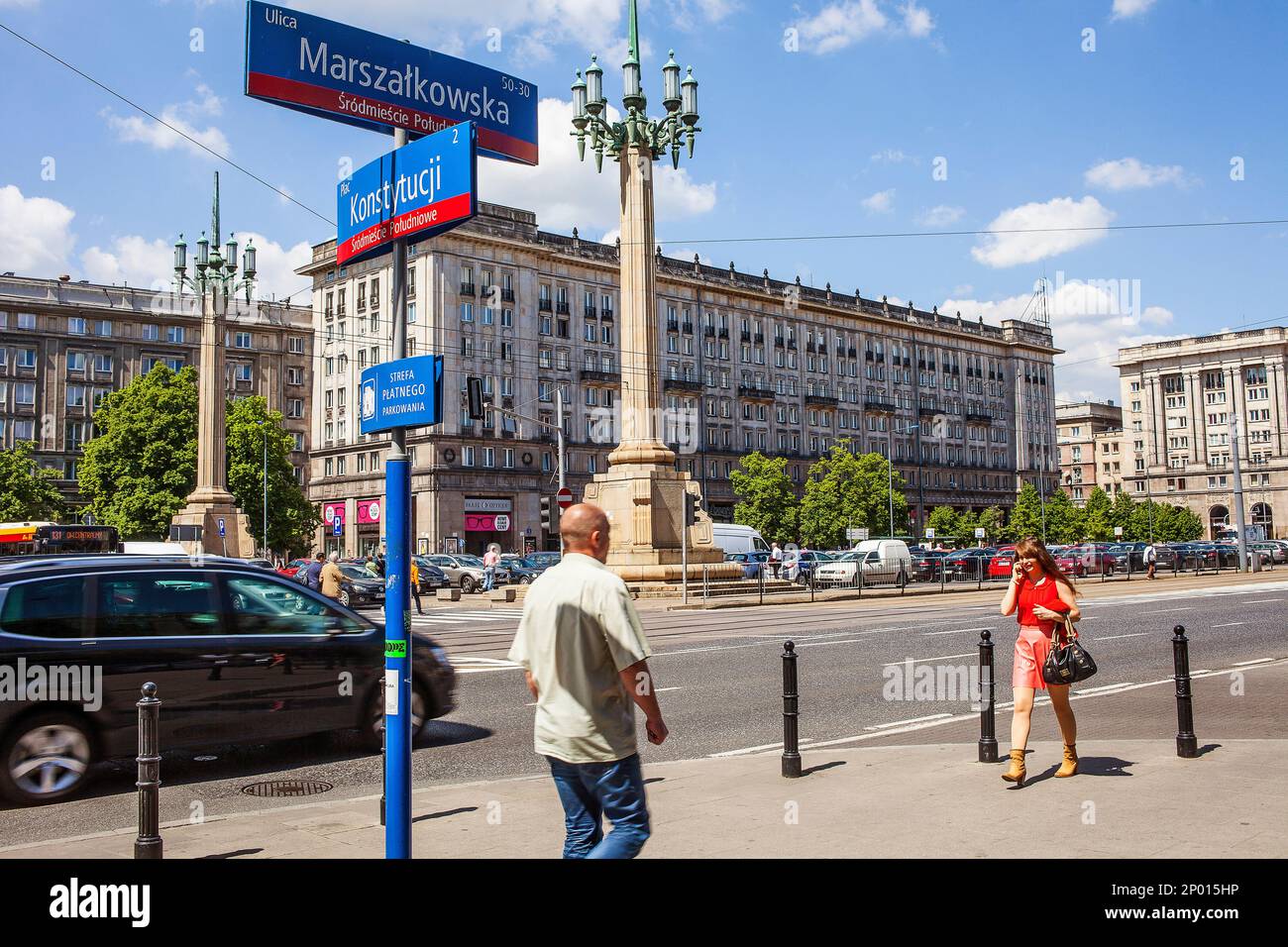 Plac Konstytucji,Constitution Square ,Communist architecture and ...