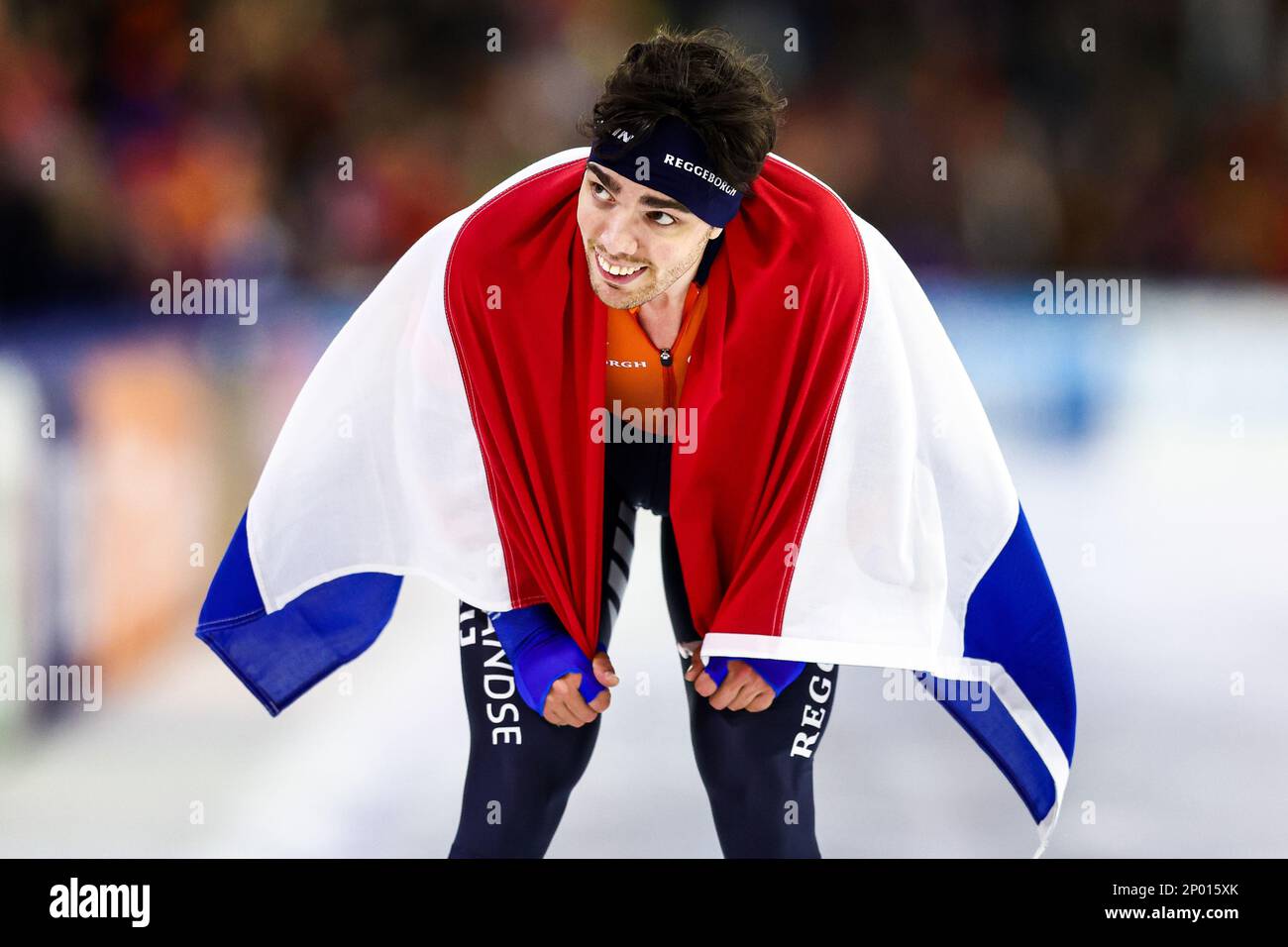 HERENVEEN - Netherlands, 02/03/2023, Patrick Roest (NED) wins the 5000 ...