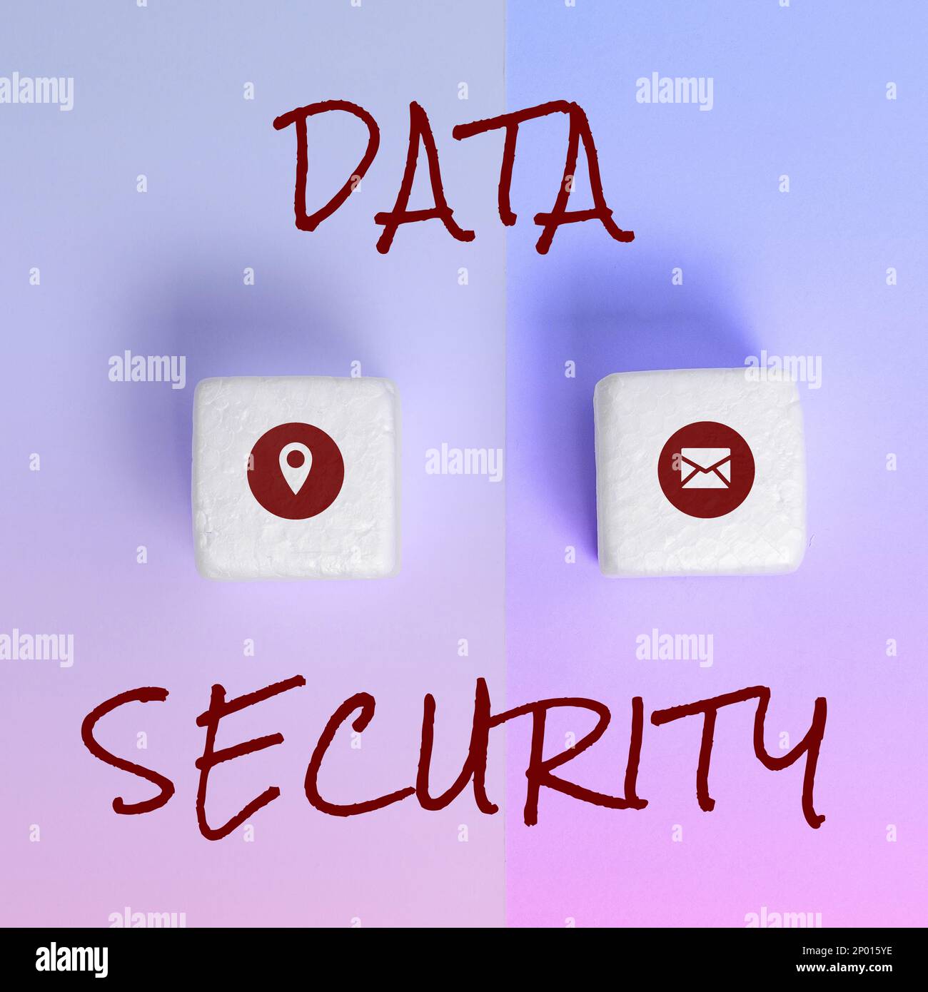 Conceptual caption Data Security. Word Written on Confidentiality Disk Encryption Backups ...