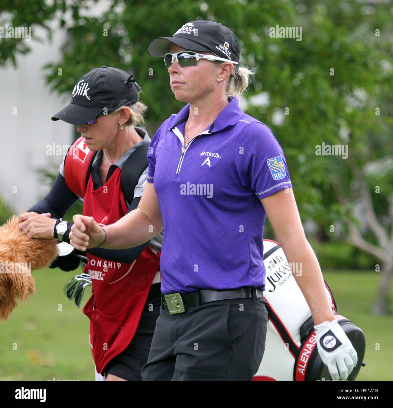 April 15, 2017 - Alena Sharp during action at the LPGA LOTTE ...