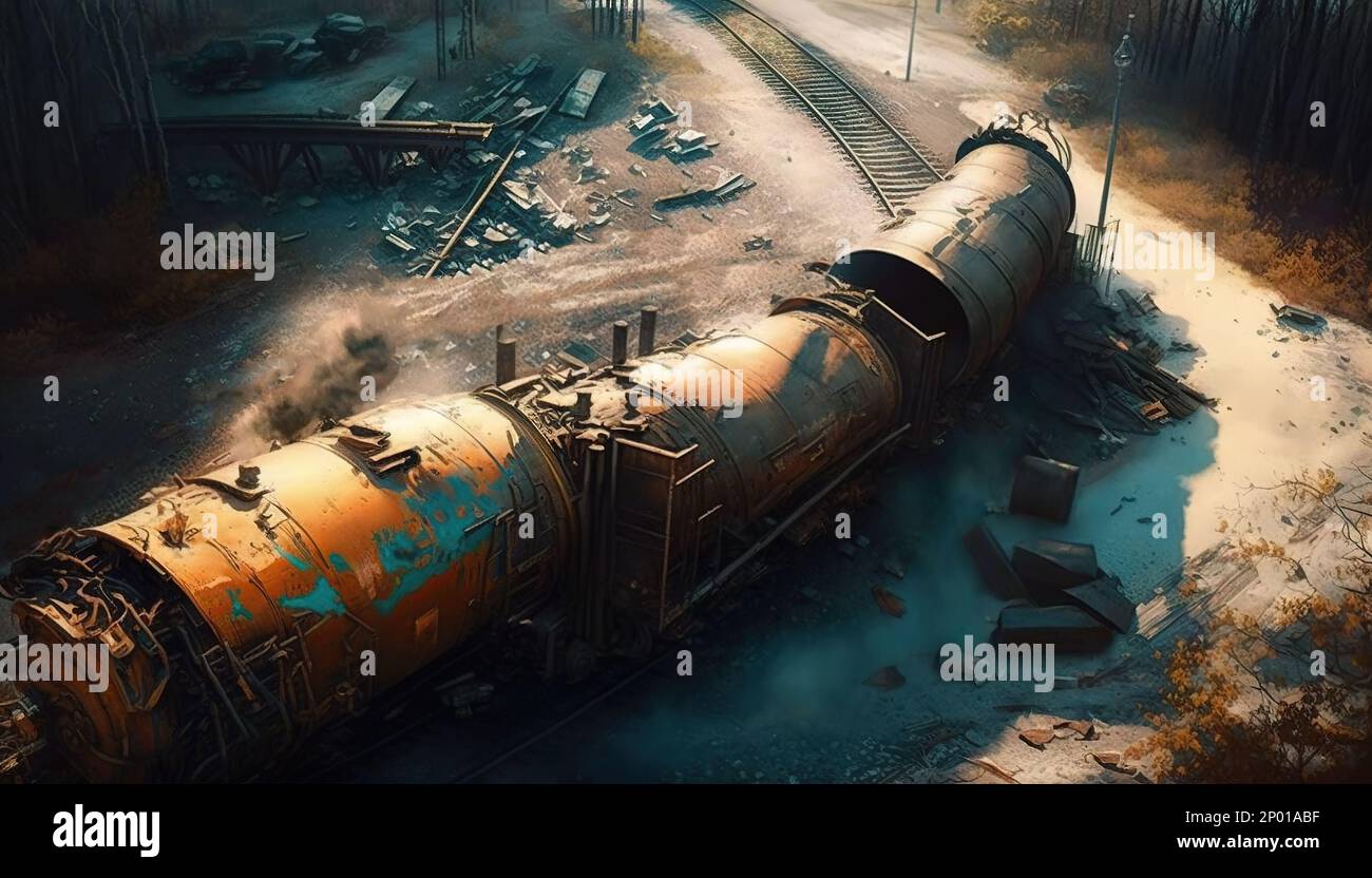 Ohio train wreck hi-res stock photography and images - Alamy