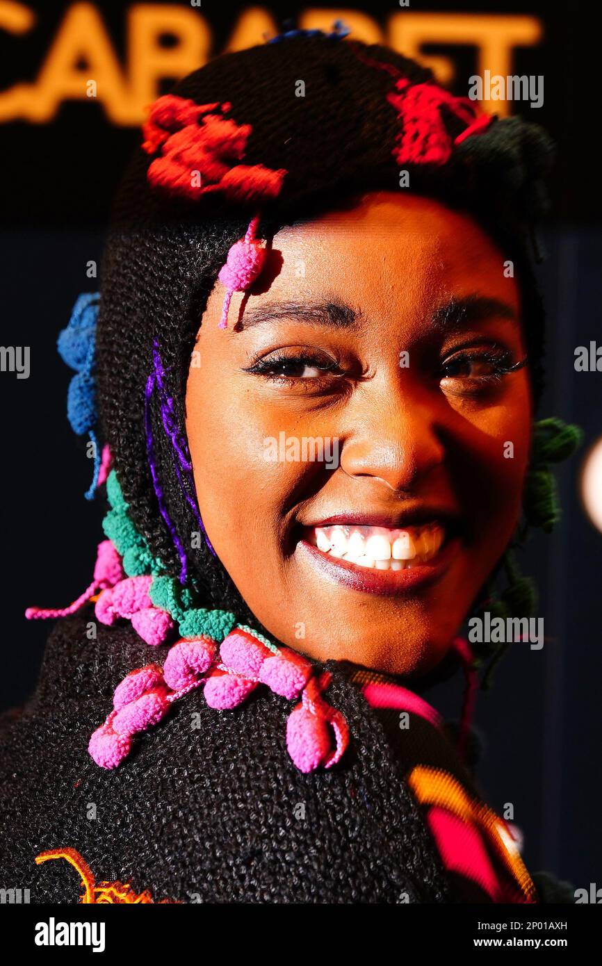 Arsema Thomas attending the gala performance for Cabaret, at The Kit ...