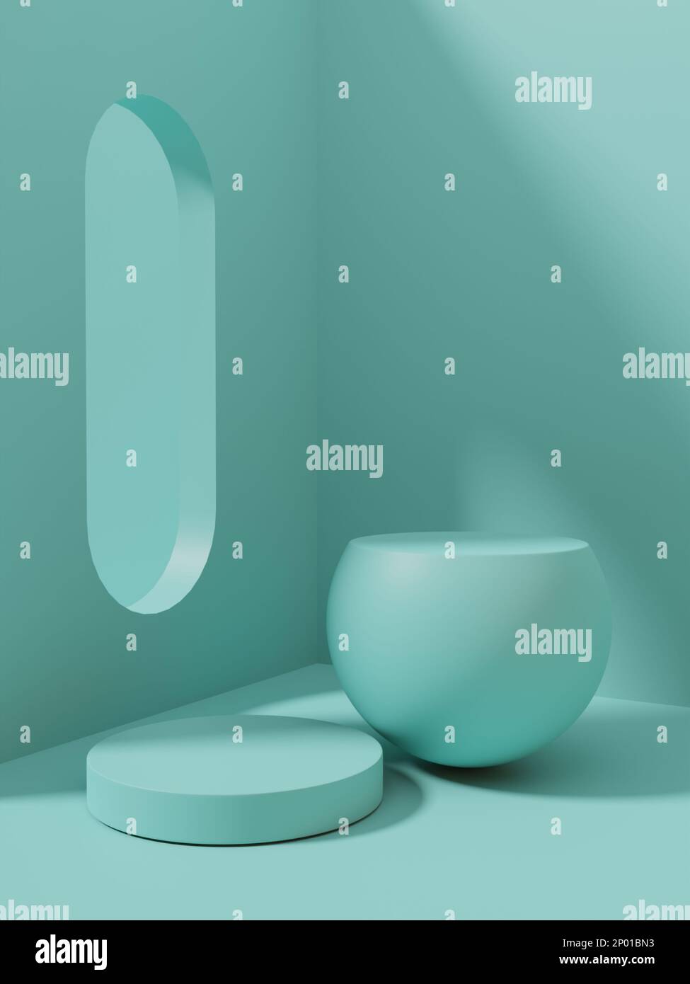 Geometric shapes platforms product hi-res stock photography and images ...