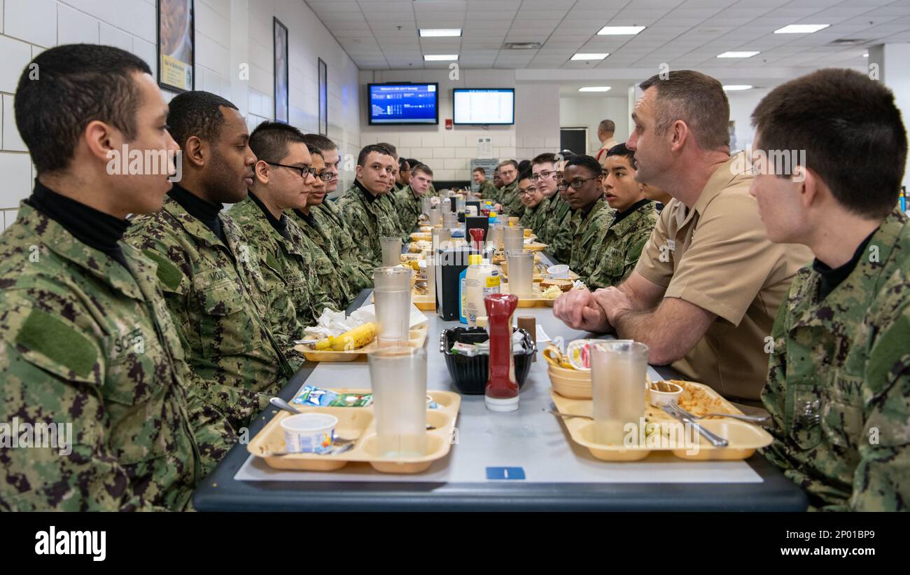 Cmdr. Rick Jarchow, executive officer of Recruit Training Command ...
