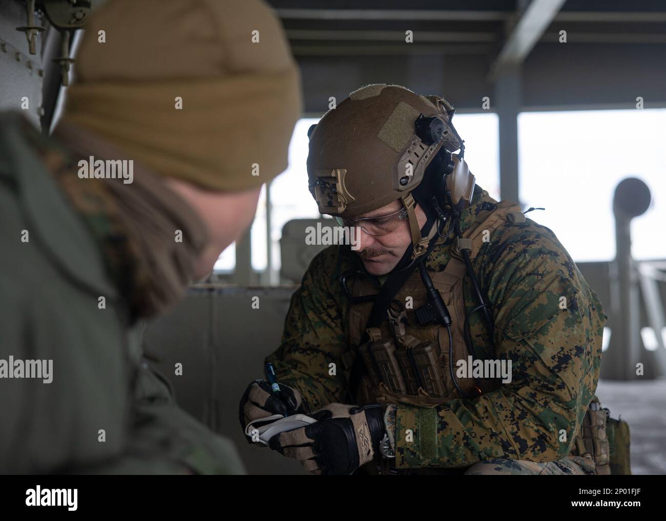 A U.S. Marine with the Maritime Special Purpose Force (MSPF), 26th ...