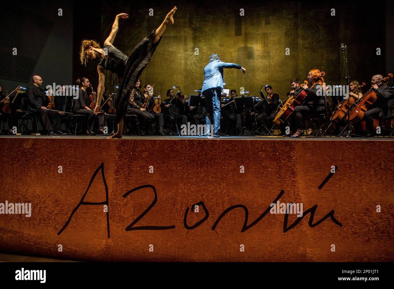 Tomàs Grau and ADDA Simfònica during the award gala of the 'Premio ...