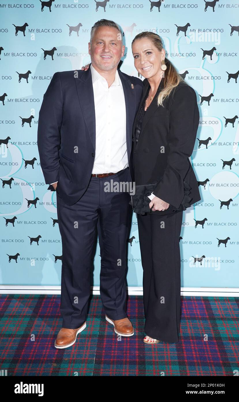 Darren Gough and his wife Anna attending the Big Bash fundraiser for My ...
