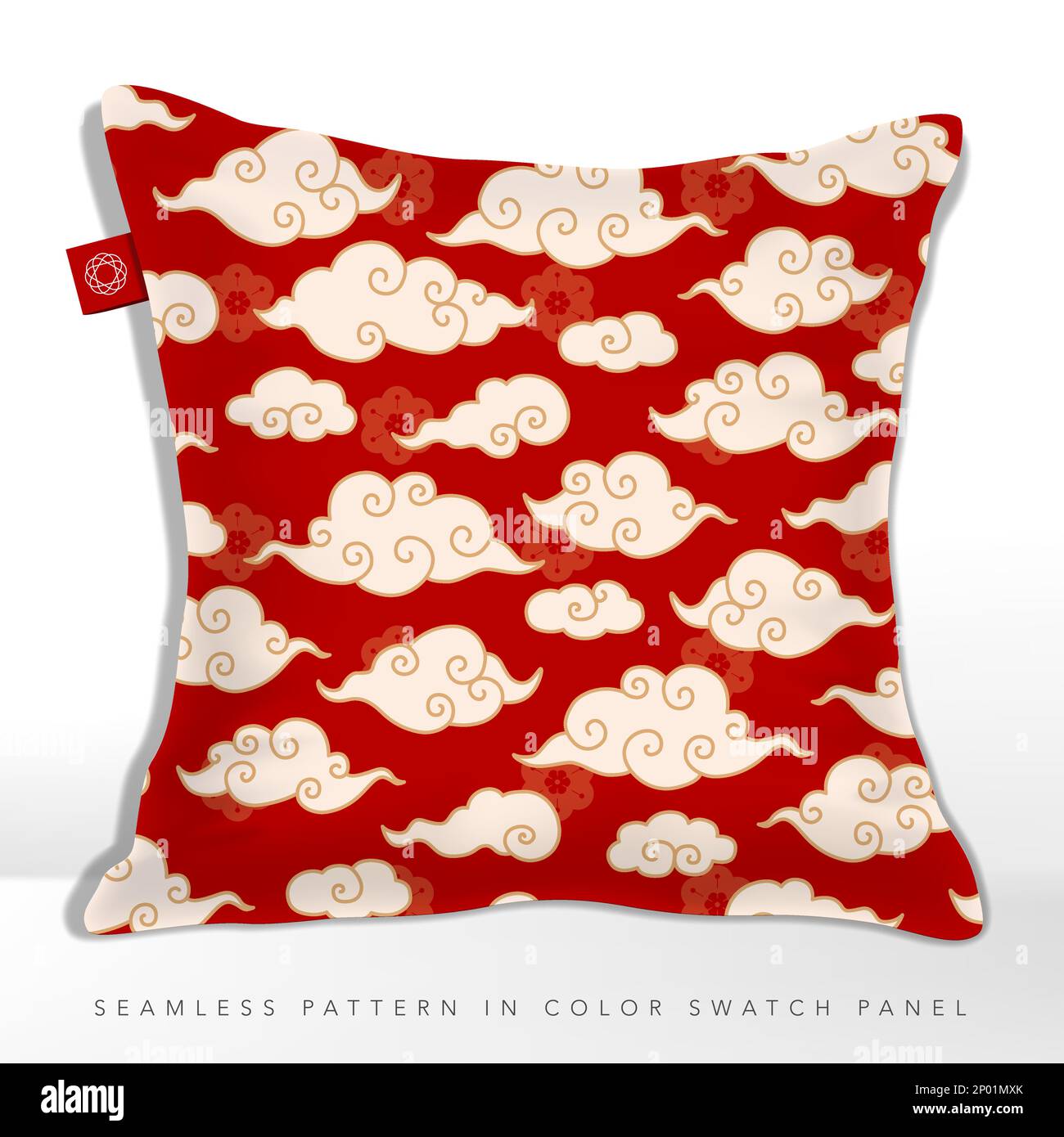 Vector Chinese, Korean or Japanese Traditional Line Drawing Cloud ...