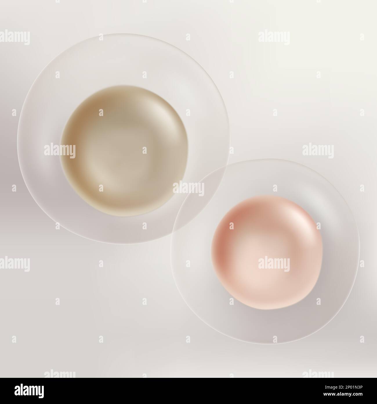 Abstract Transparent Atom, Cell, Nutrition or Collagen Element 3D ...