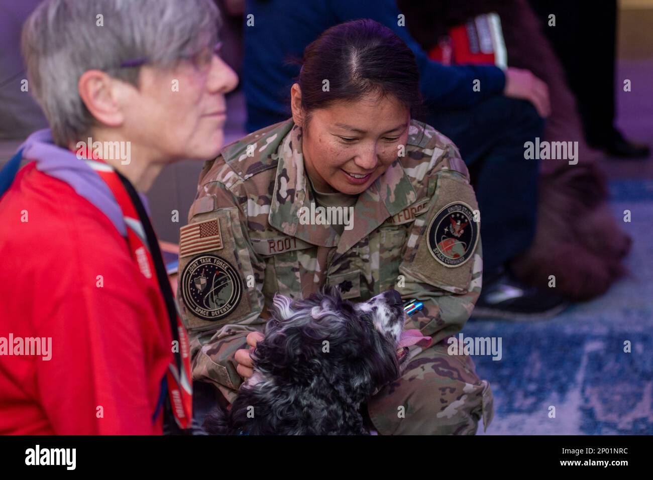 U.S. Air Force Lt. Col. Amanda Root, deputy director of communications ...
