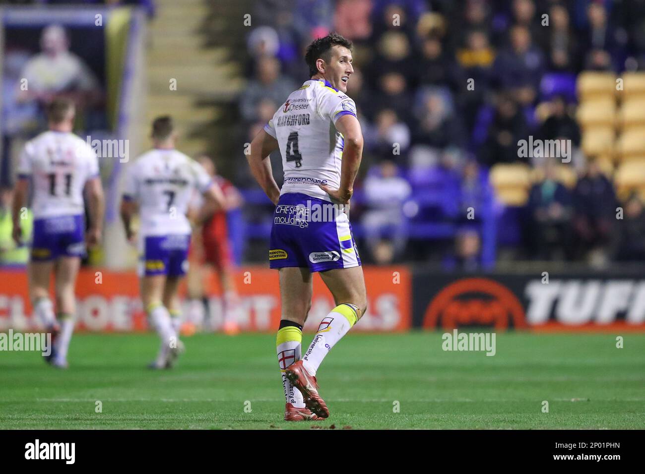 Warrington, UK. 02nd Mar, 2023. Stefan Ratchford #4 of Warrington ...