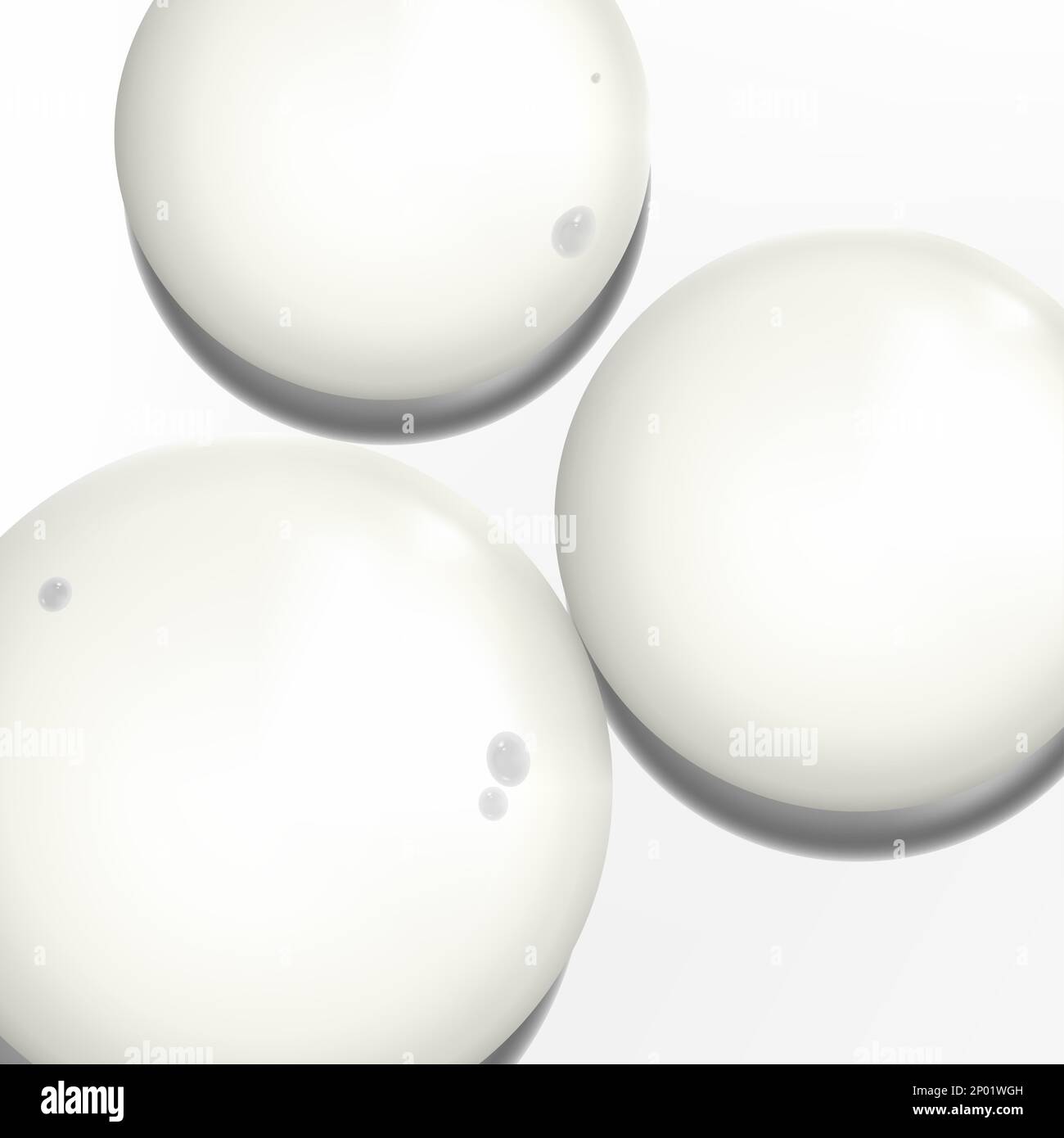 Vector Realistic Water Drops or Beauty and Cosmetics Clear Gel Element ...