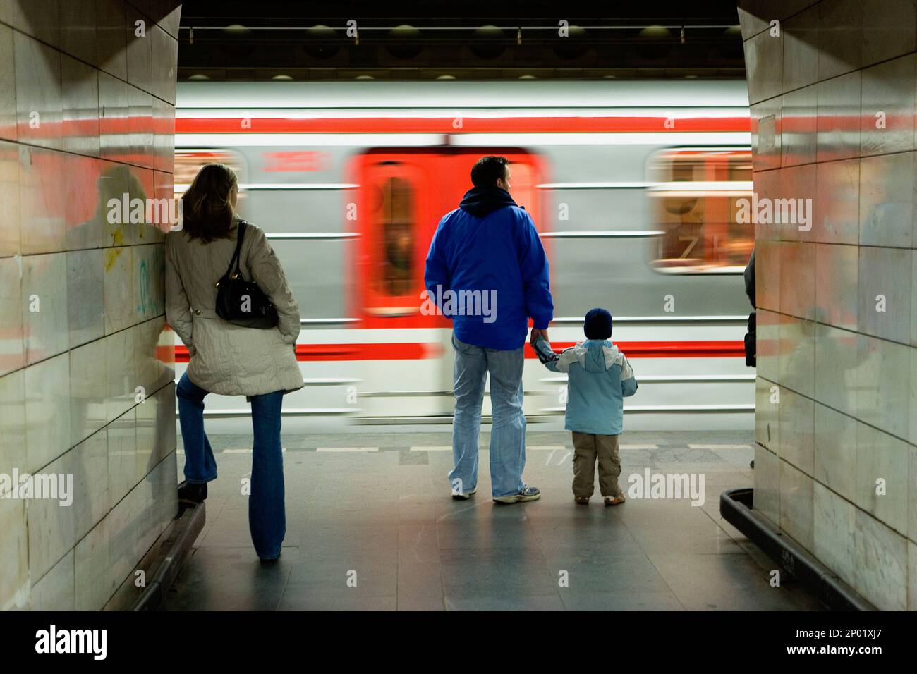 Prague line a subway hi-res stock photography and images - Alamy