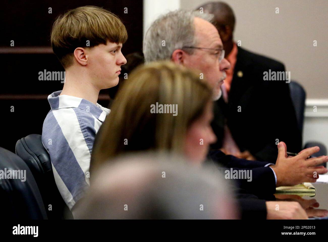 Dylann Roof Enters The Court Room At The Charleston County Judicial