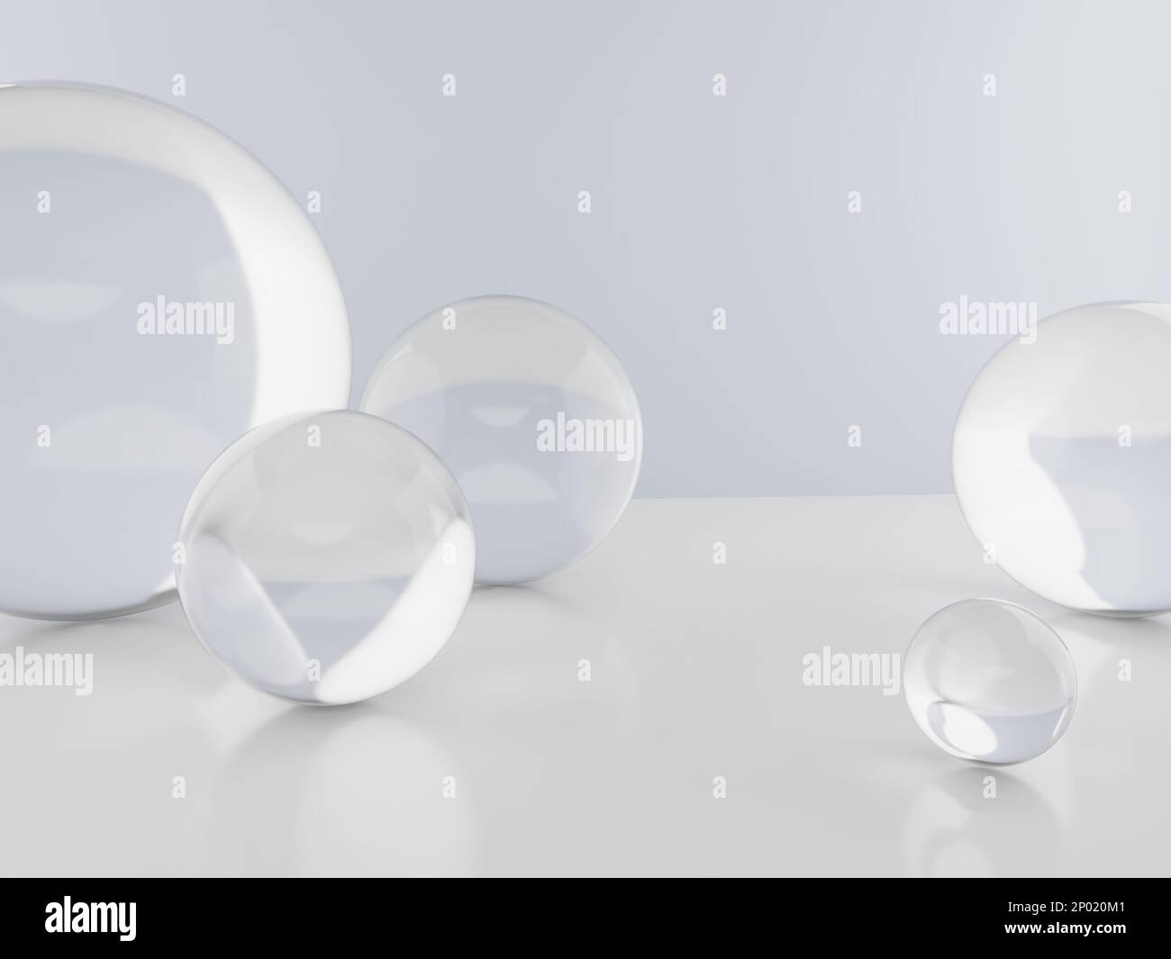 3D Rendering Clear Crystal Product Display Background for Refreshing ...