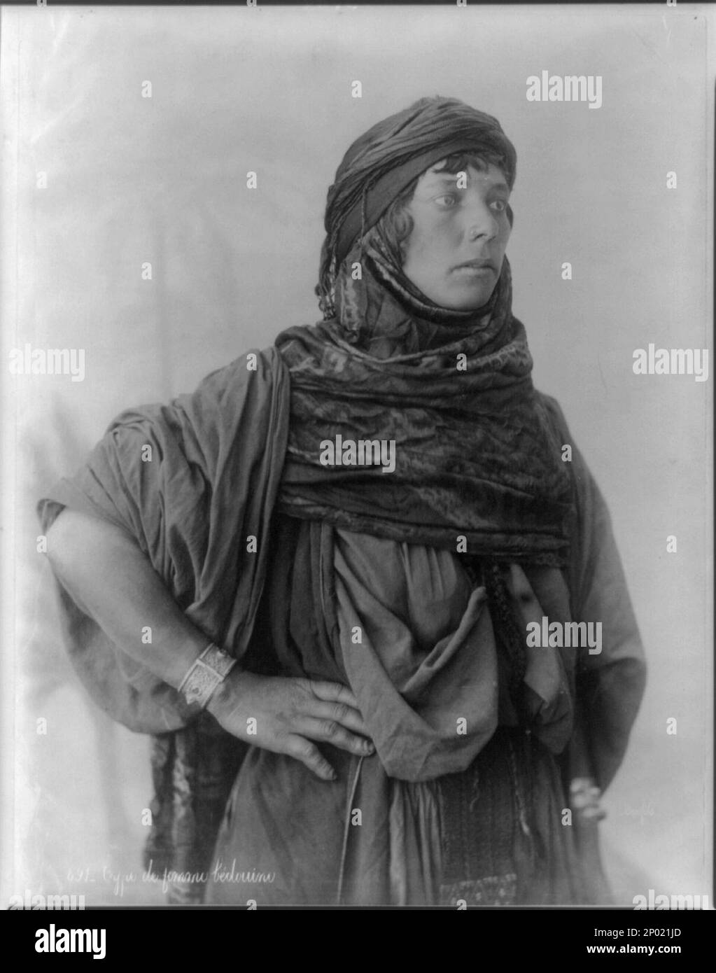 Type of Bedouin woman.. Palestine, Frank and Frances Carpenter ...