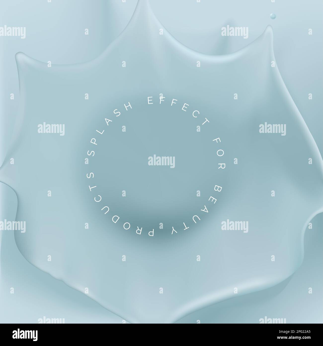 Vector 3D Illustration Minimalist Abstract Beauty or Cosmetics Liquid ...