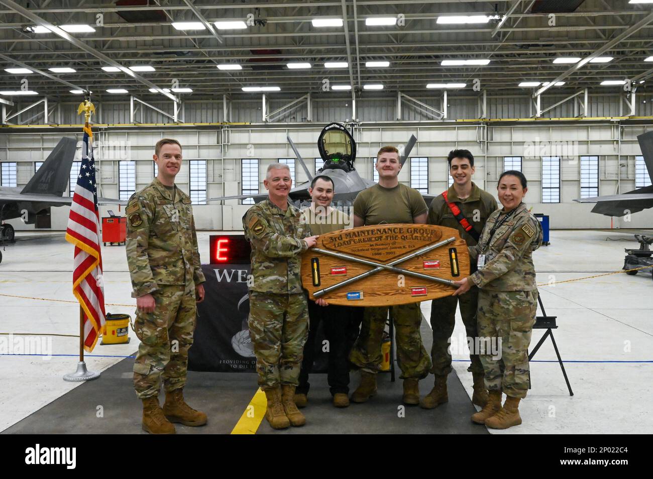 Jan 20, 2023, load crews form the 477th Aircraft Maintenance Squadron ...