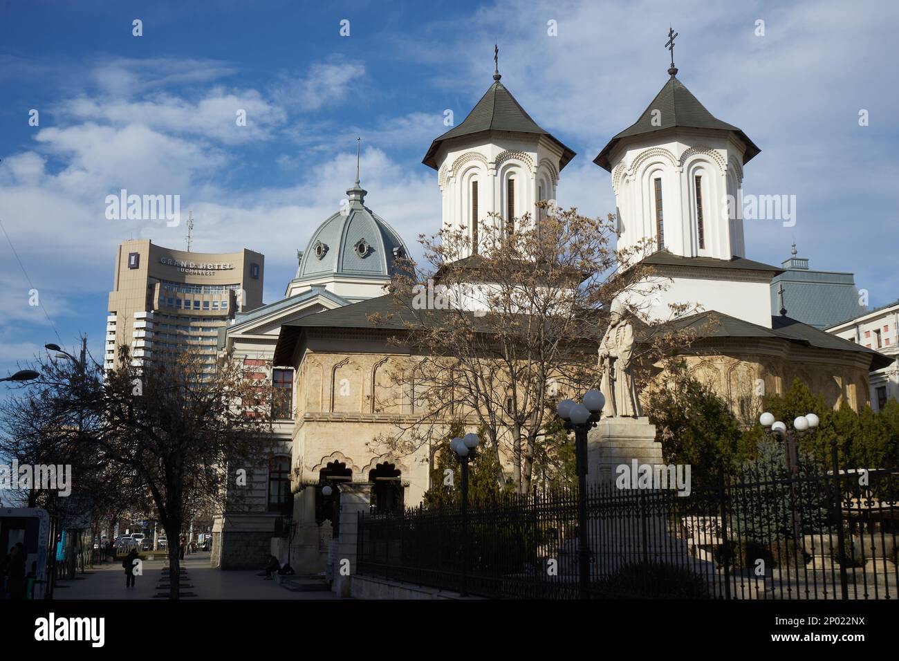 Bucharest, Romania - February 21, 2023: Coltea orthodox church ...