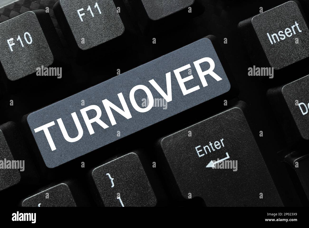 Sign displaying Turnover. Business idea the percentage of workers who ...
