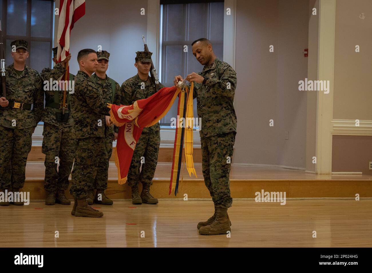 U.S. Marine Corps Maj. Gen. Calvert L. Worth Jr., the commanding ...
