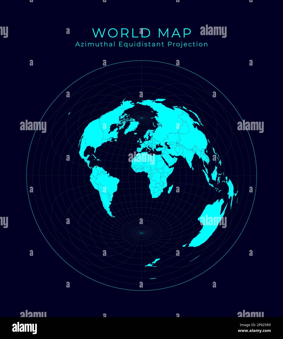 Azimuthal vector vectors hi-res stock photography and images - Alamy