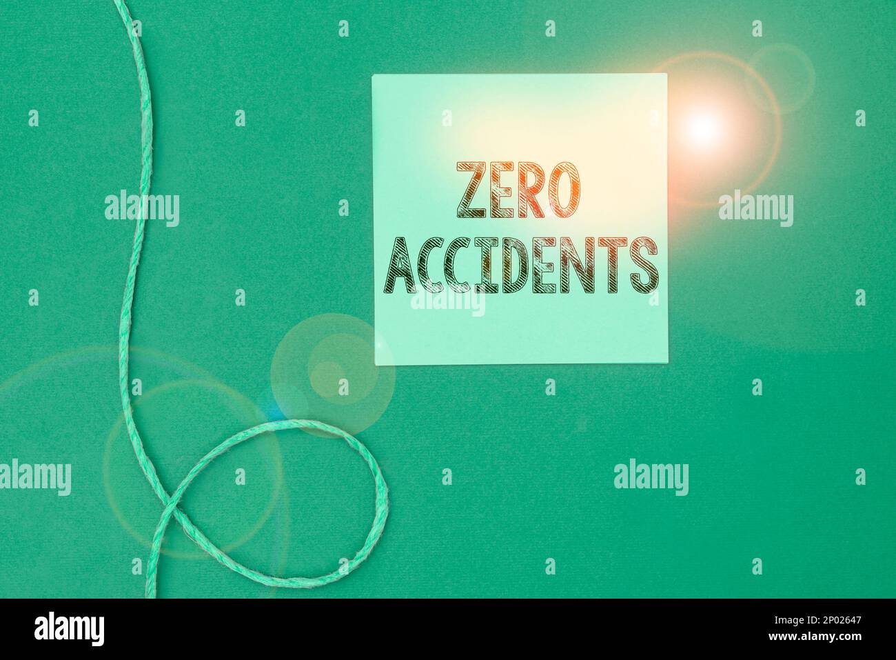 Text showing inspiration Zero Accidents. Concept meaning important ...