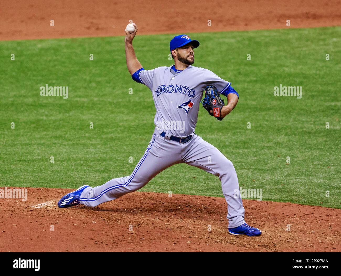 April 07, 2017 - St. Petersburg, Florida, USA-Toronto Blue Jays relief ...