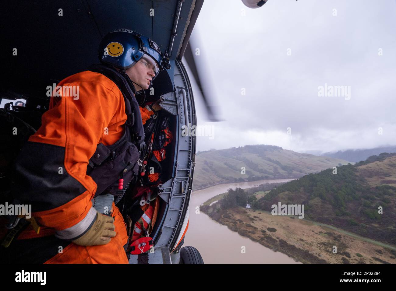 Petty Officer 2nd Class Lukas Austin, an Aviation Maintenance Technician at Coast Guard Air ...