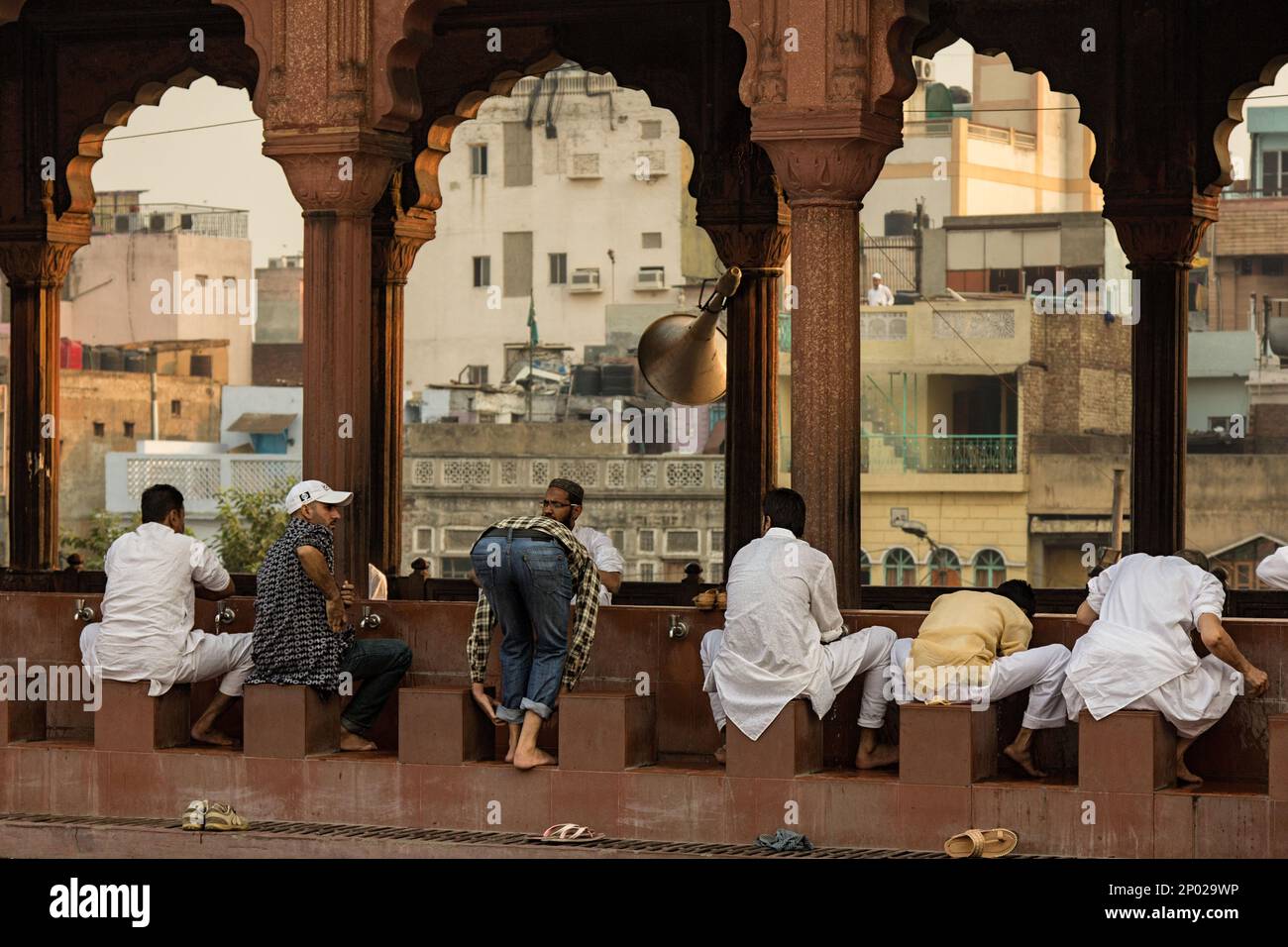 Muslim performing ablution ritual hi-res stock photography and images ...