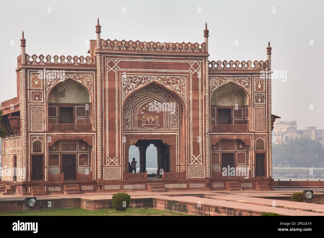 The ornate river facing gate of Baby Taj also known as the Tomb of ...