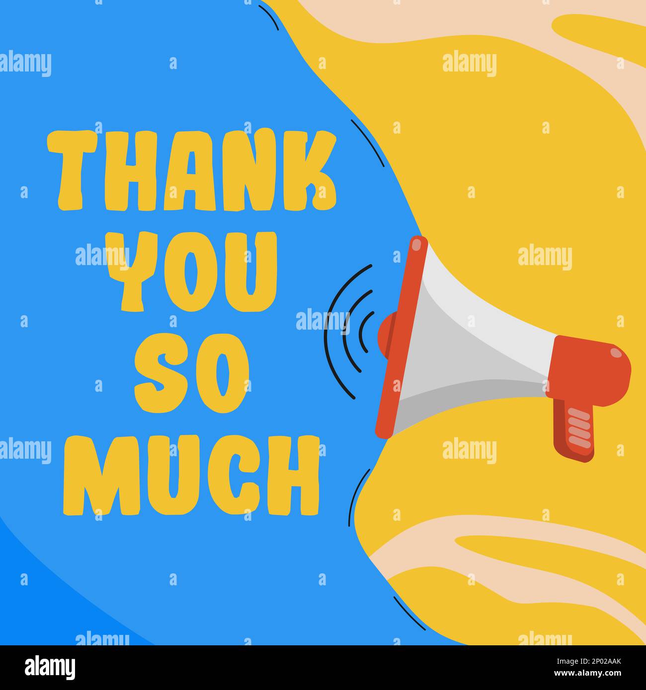 Inspiration showing sign Thank You So Much. Internet Concept Expression of Gratitude Greetings ...