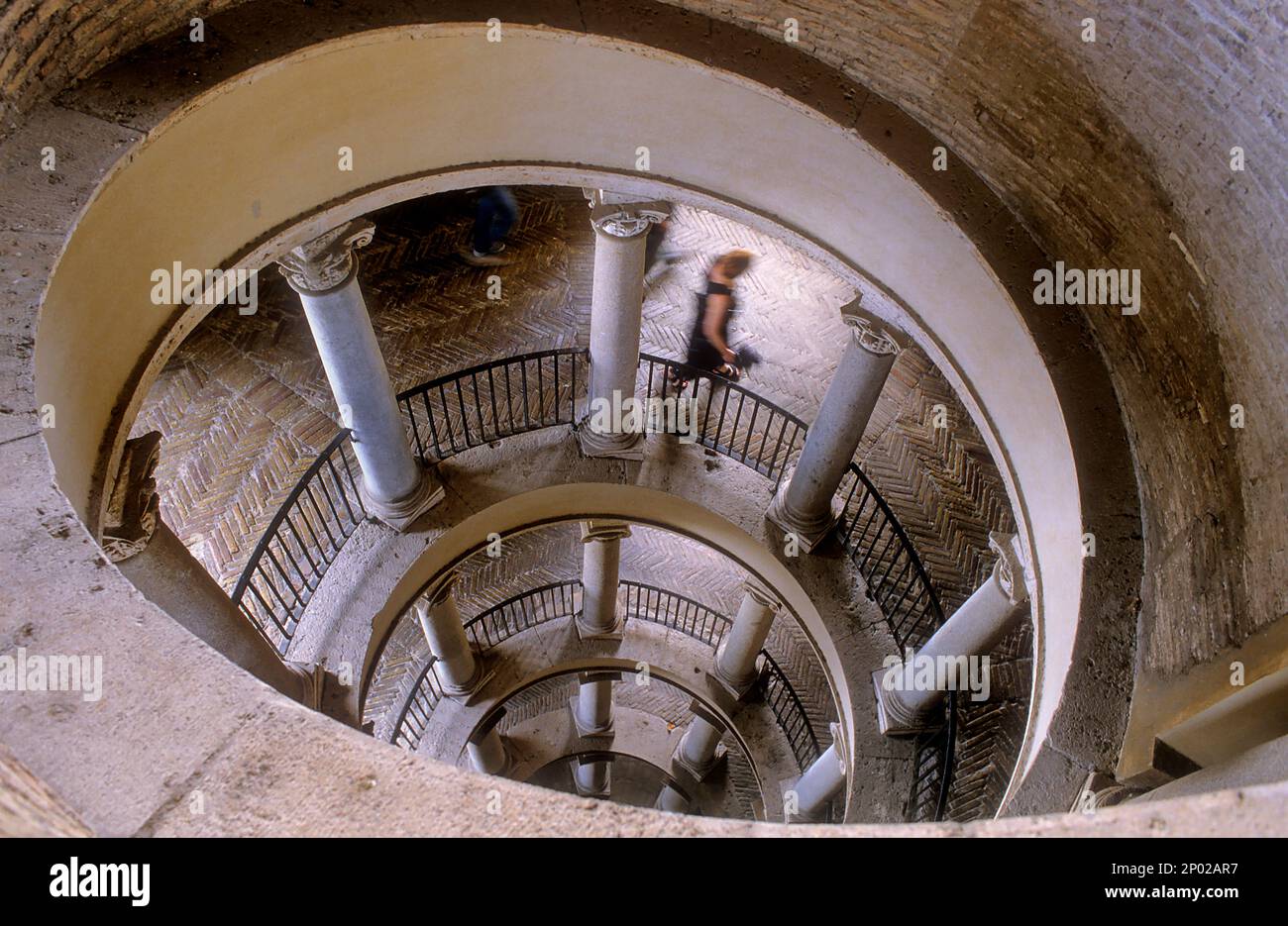 Donato bramante stairs hi-res stock photography and images - Alamy