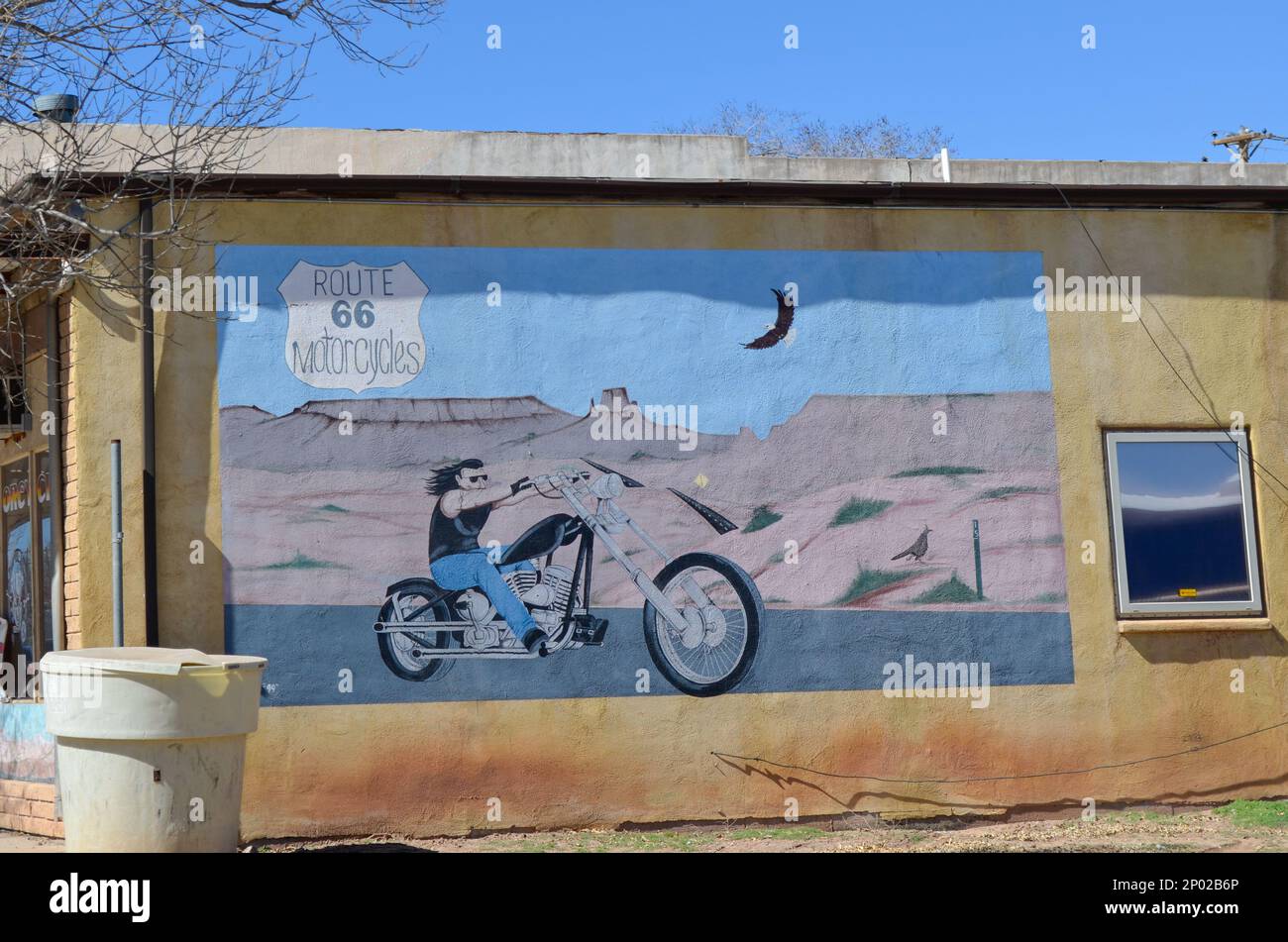 Mural street art motorcycle route 66 Stock Photo - Alamy Mural street art motorcycle route 66 Stock Photo - Alamy