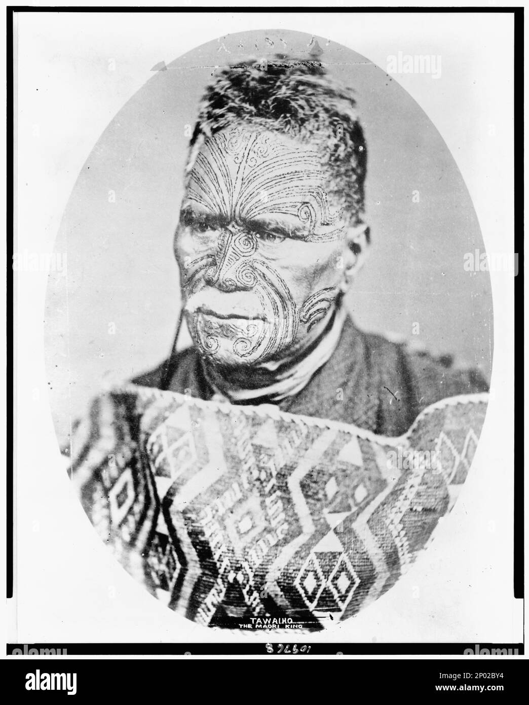 Tawaiho, the Maori king. Frank and Frances Carpenter Collection ...