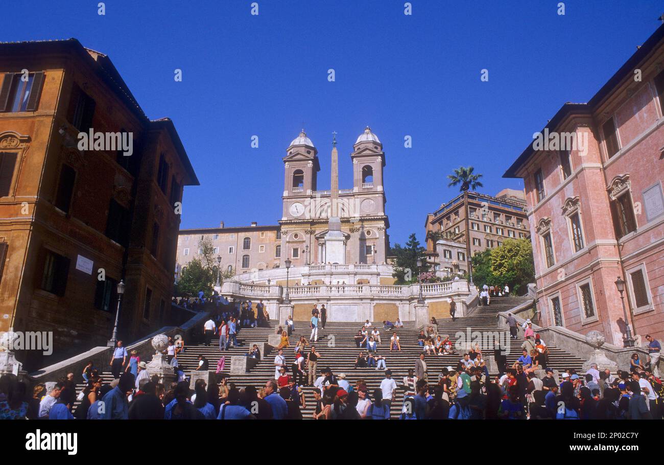 Piazza di Spagna, Rome, Italy Stock Photo - Alamy