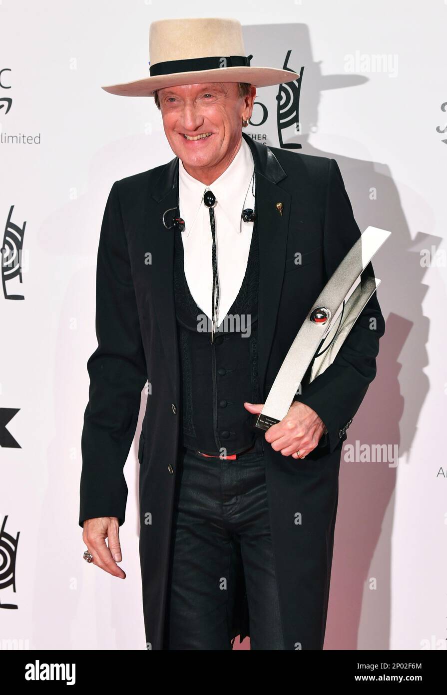 German singer Marius Mueller-Westernhagen poses for the photographers ...