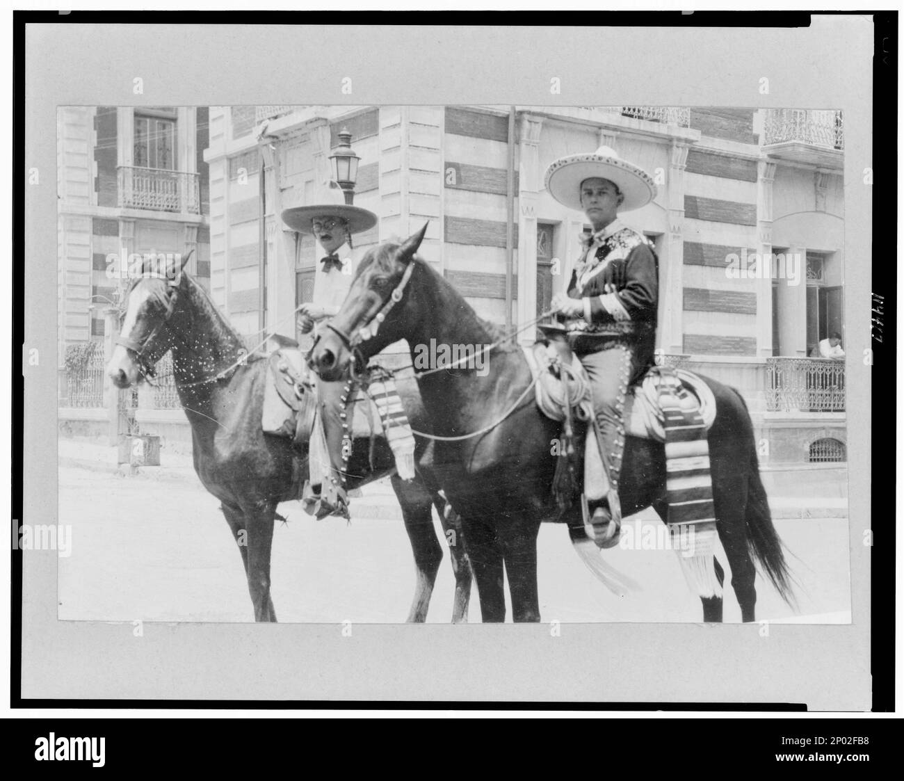 Men wearing charro costumes, Tampico, Mexico. Frank and Frances ...