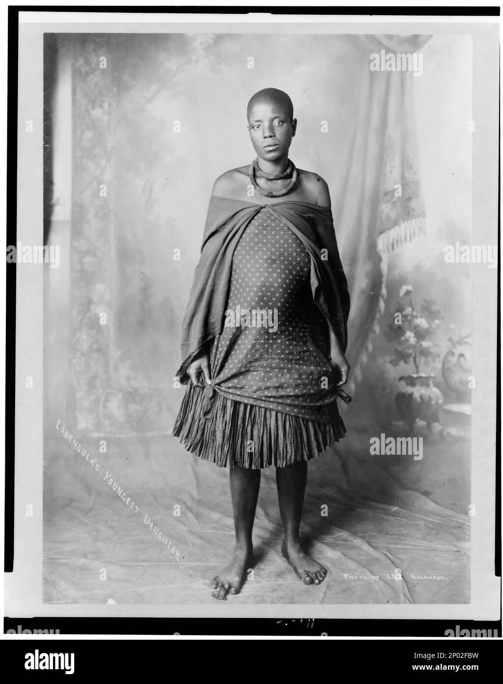 Lobengula's youngest daughter / photo by S.C.T., Bulawayo.. Frank and ...
