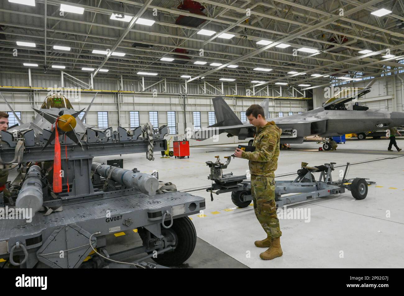Jan 20, 2023, load crews form the 477th Aircraft Maintenance Squadron ...