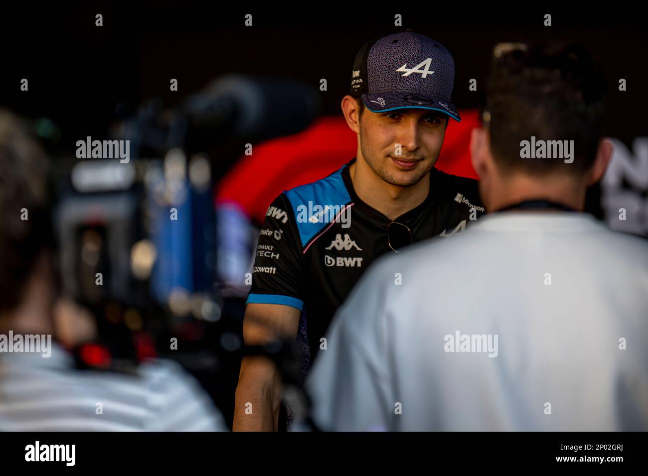Sakhir, Bahrain, March 02, Esteban Ocon, from France competes for ...