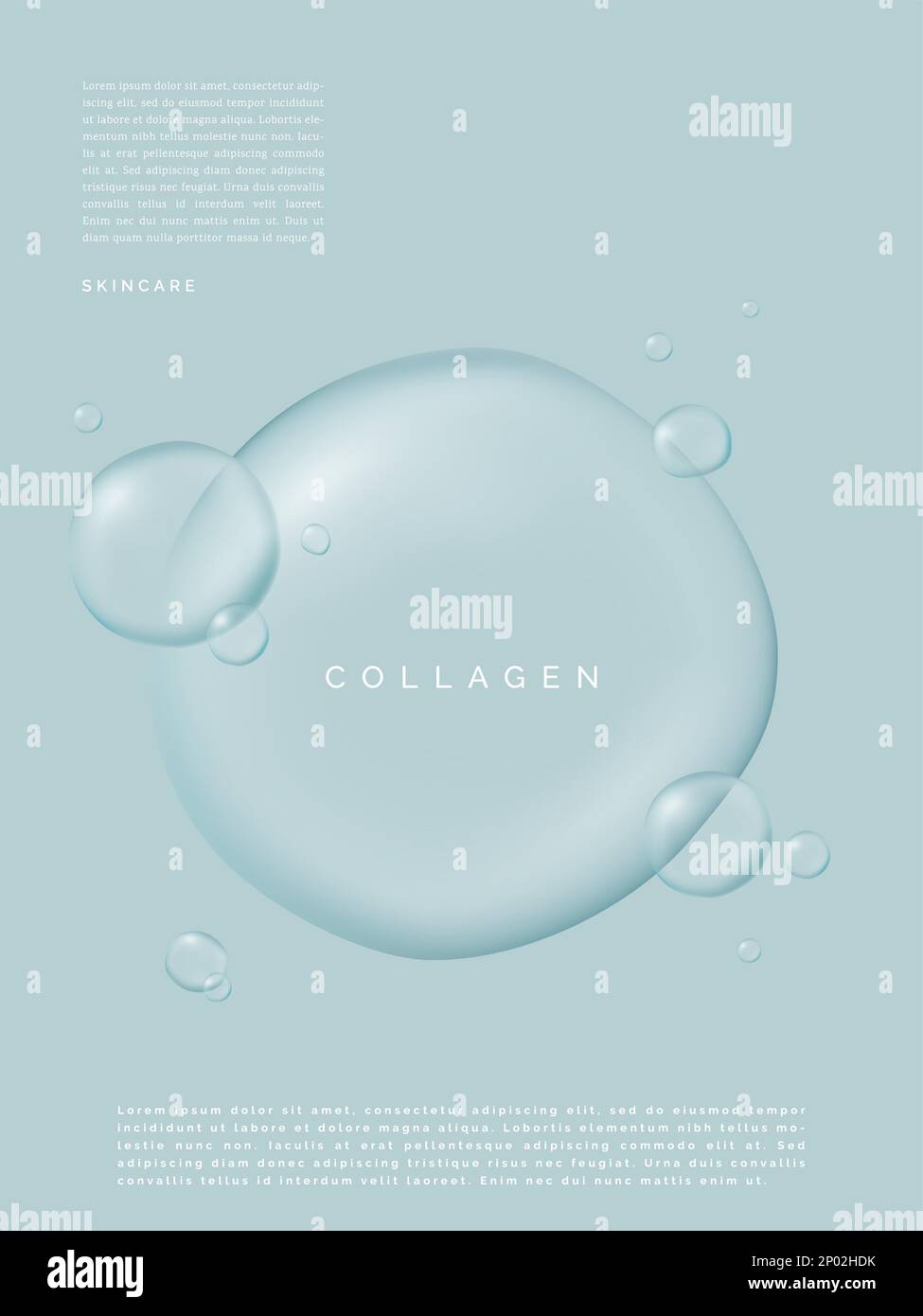 Vector Minimalist Abstract Water Drops Poster, Book Cover or ...