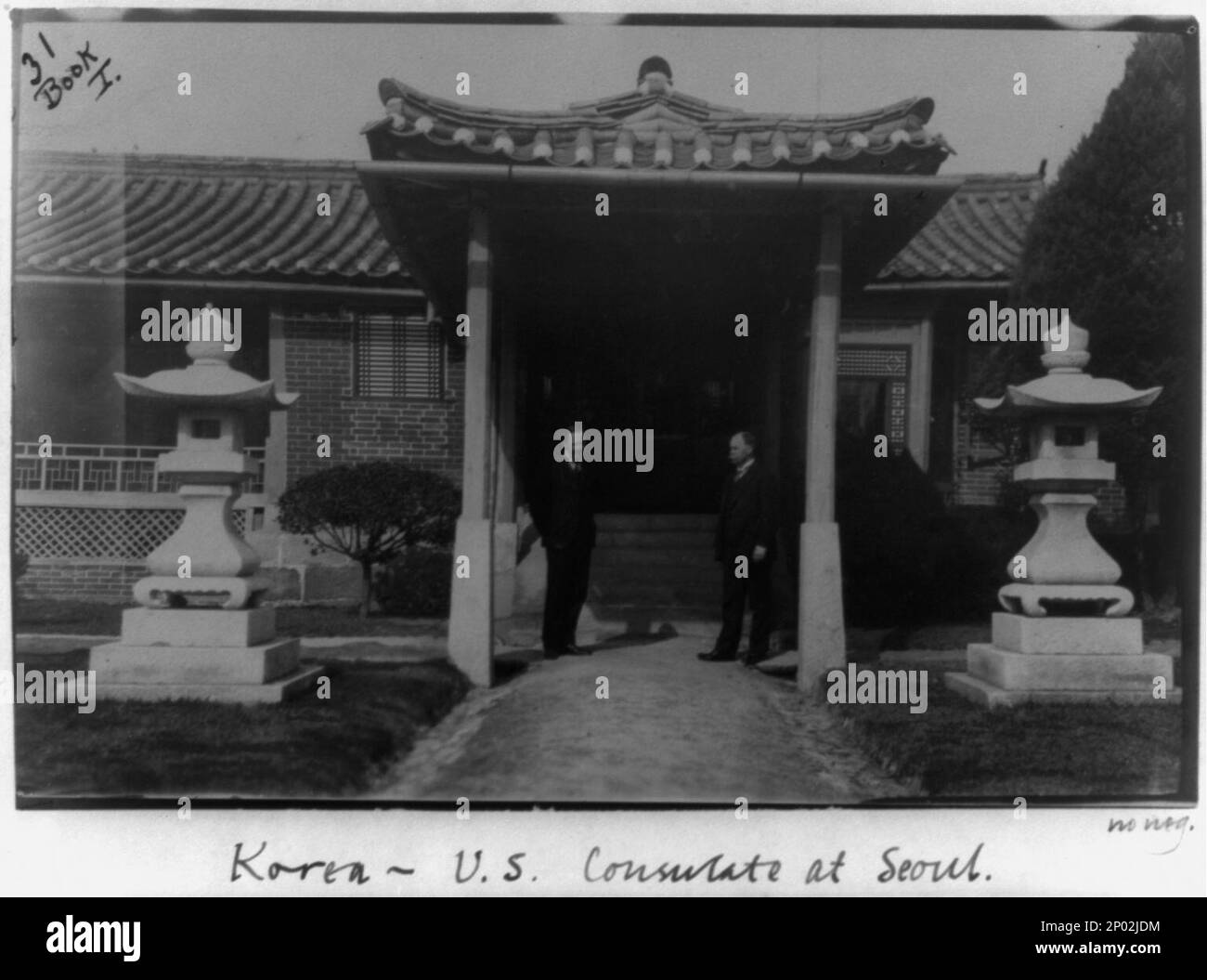 Korea - U.S. Consulate at Seoul. Photoprint by Frank G. Carpenter ...