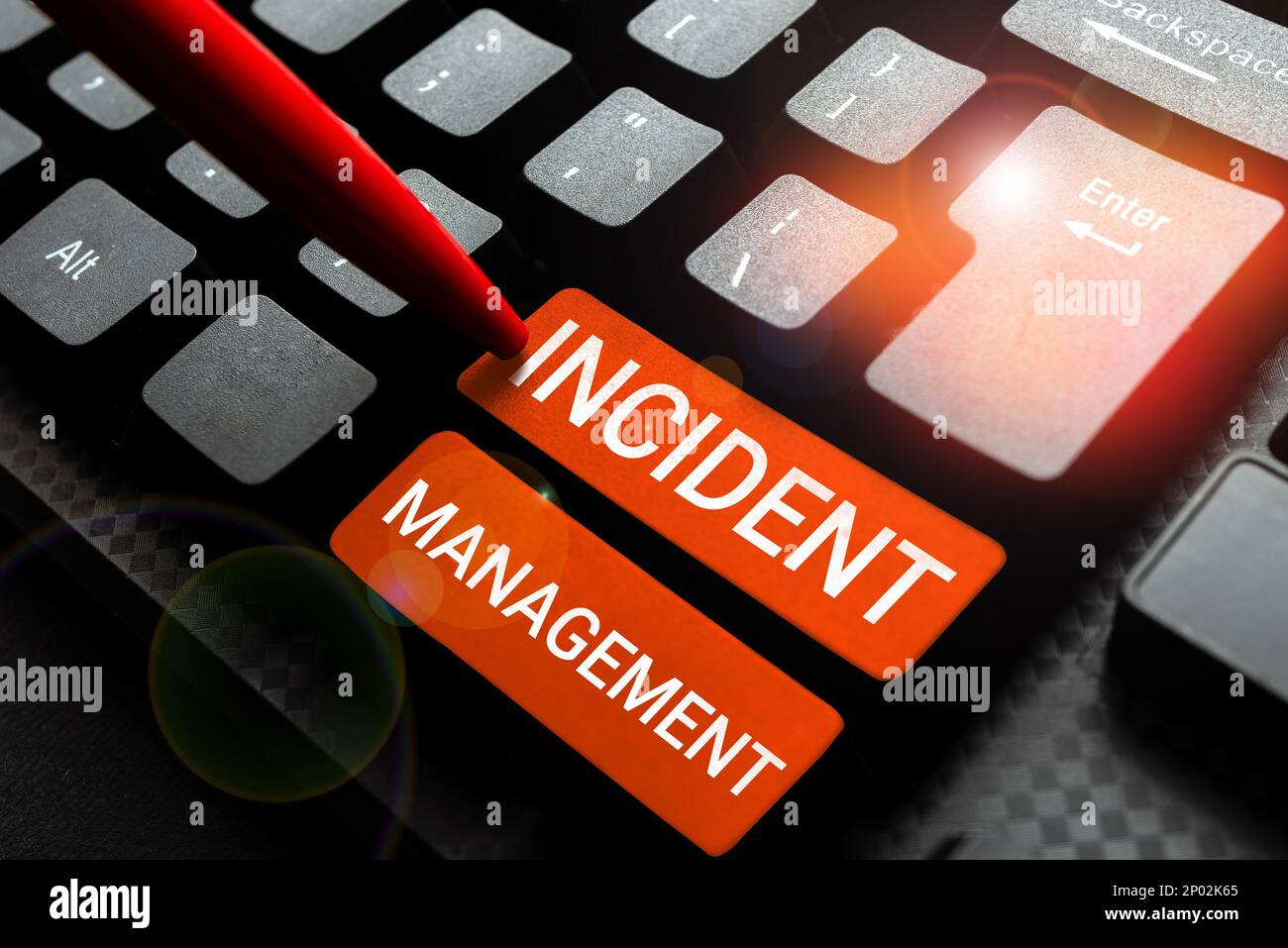 Text sign showing Incident Management. Business idea Process to return ...