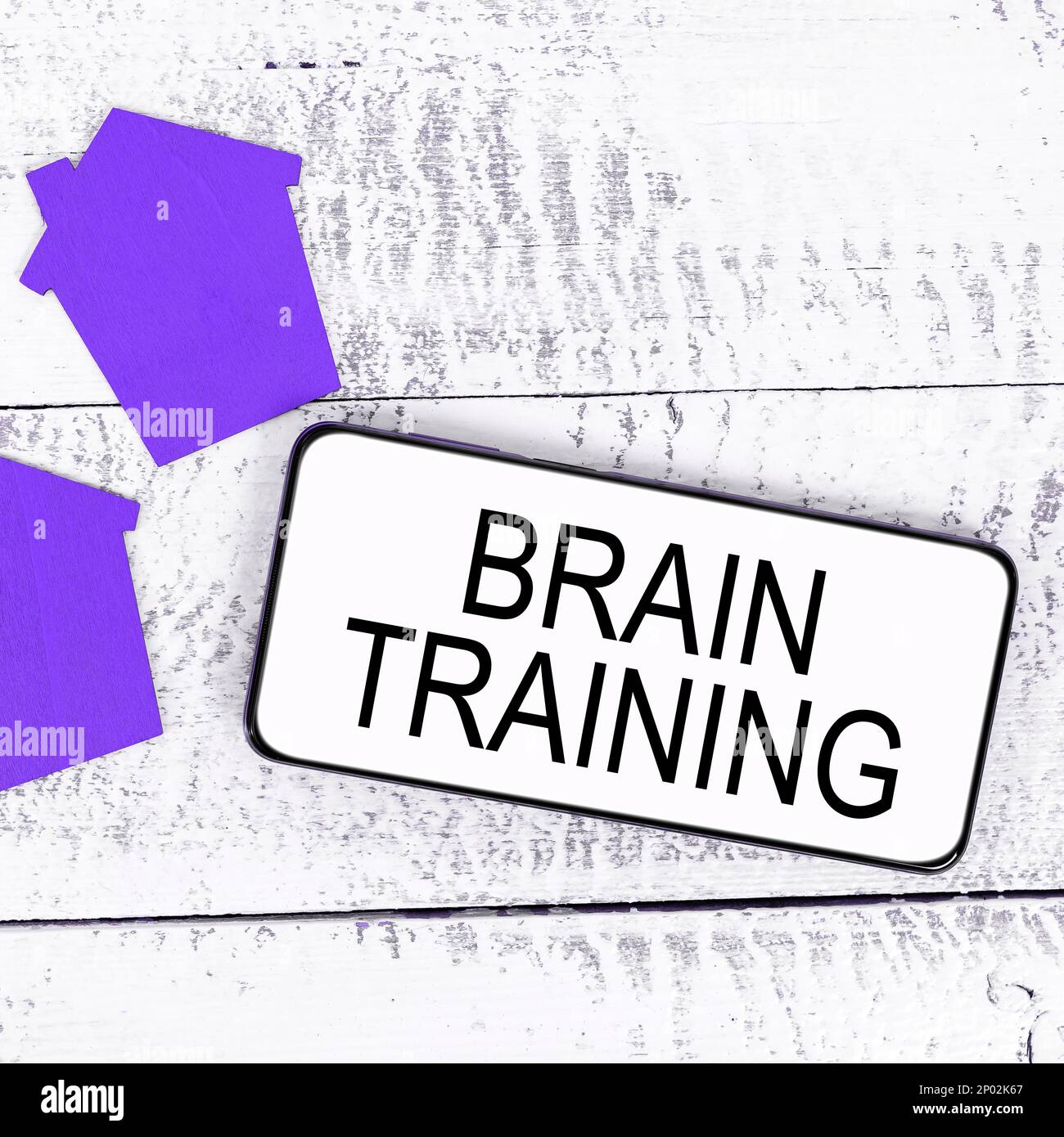 Handwriting text Brain Training. Business approach mental activities to ...