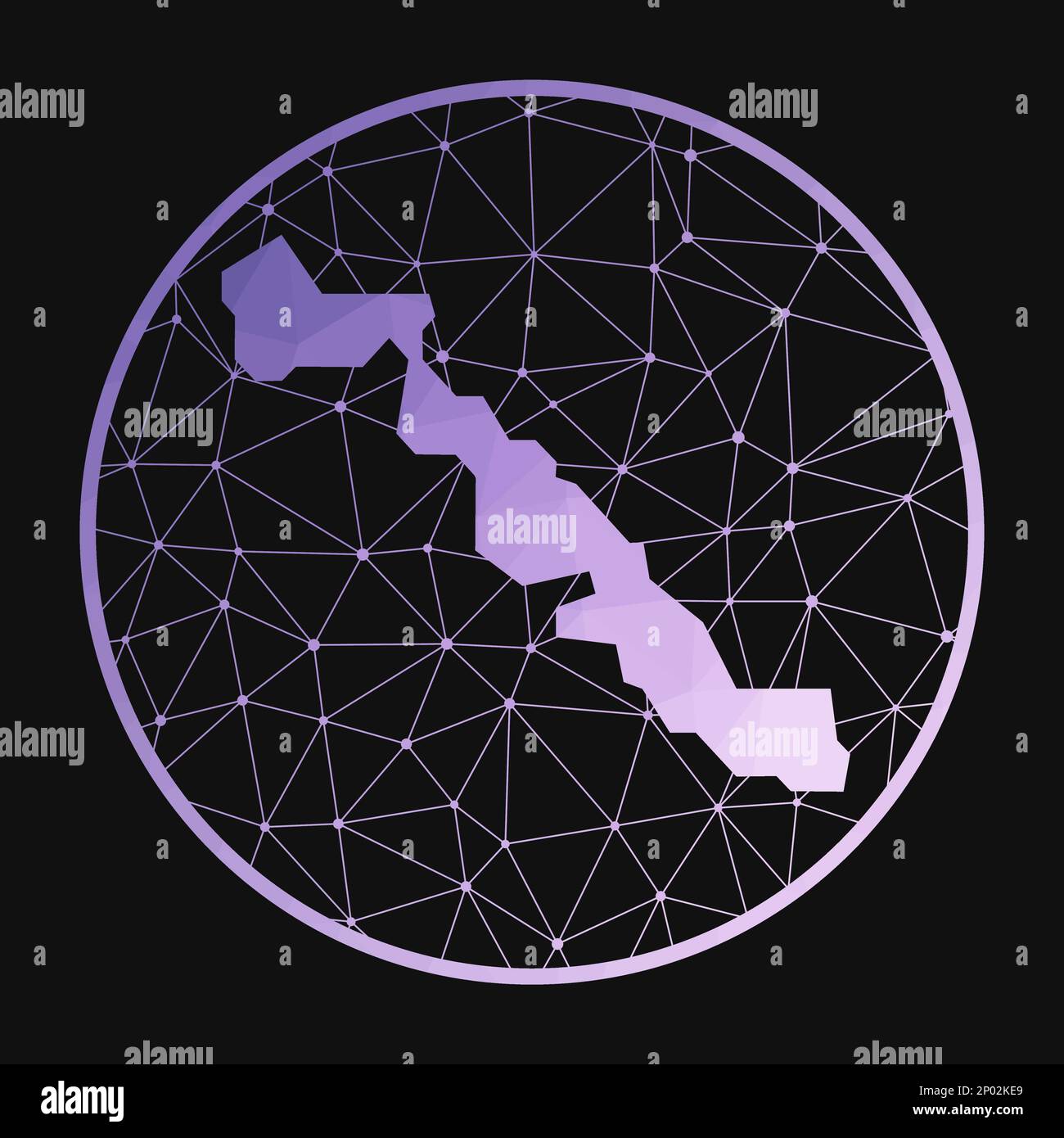 Island musha cay map hi-res stock photography and images - Alamy